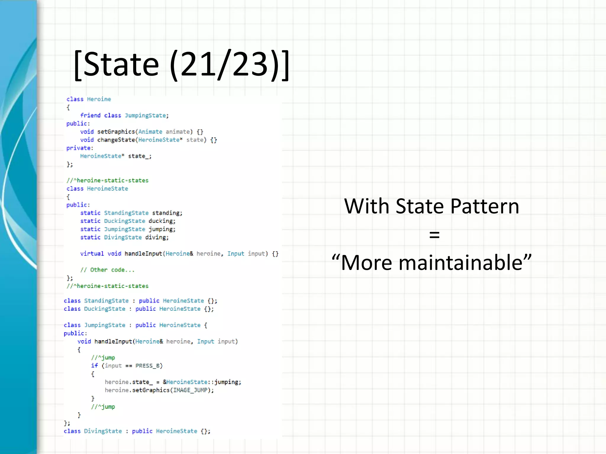 Design patterns for beginners (2/2) | PPT