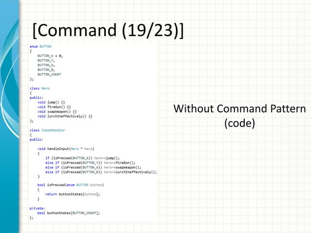 Design patterns for beginners (2/2) | PPT