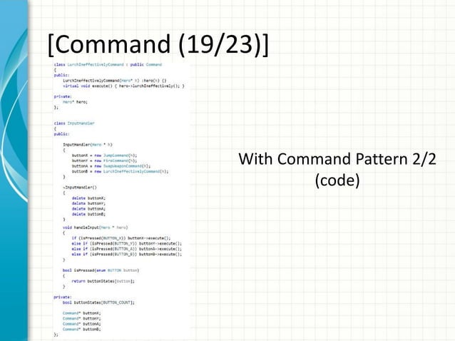 Design patterns for beginners (2/2) | PPT