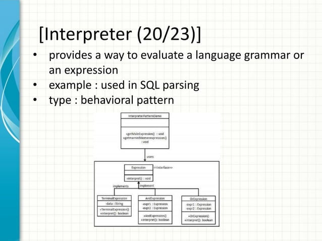 Design patterns for beginners (2/2) | PPT