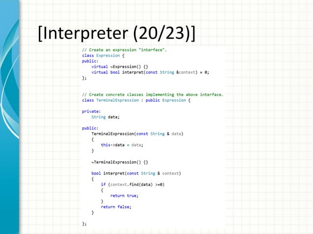 Design patterns for beginners (2/2) | PPT