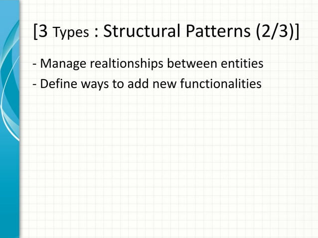Design patterns for beginners (2/2) | PPT