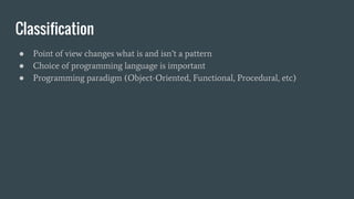 Design patterns for fun and profit | PPT