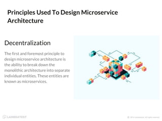 Design Patterns for Micro Service Architecture | PPTX | Databases | Computer Software and ...
