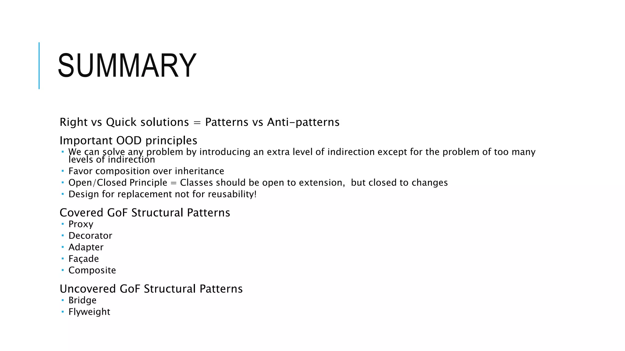 Gof Design Patterns I Introduction Structural Patterns Ppt