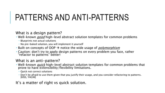 GoF Design patterns I: Introduction + Structural Patterns | PPTX | Programming Languages | Computing