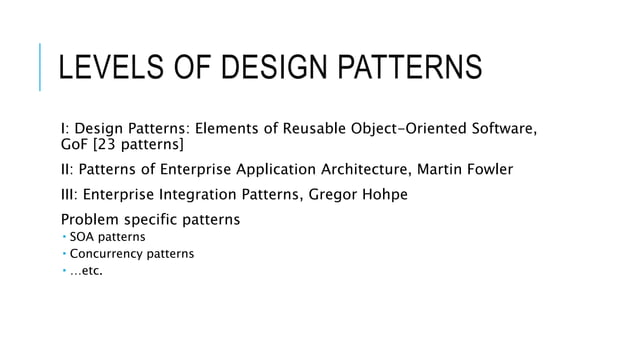 GoF Design patterns I: Introduction + Structural Patterns | PPTX | Programming Languages | Computing
