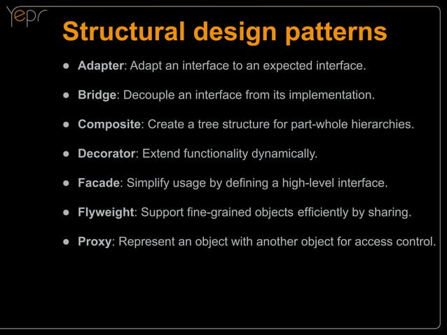 Design patterns illustrated 010PHP | PPT