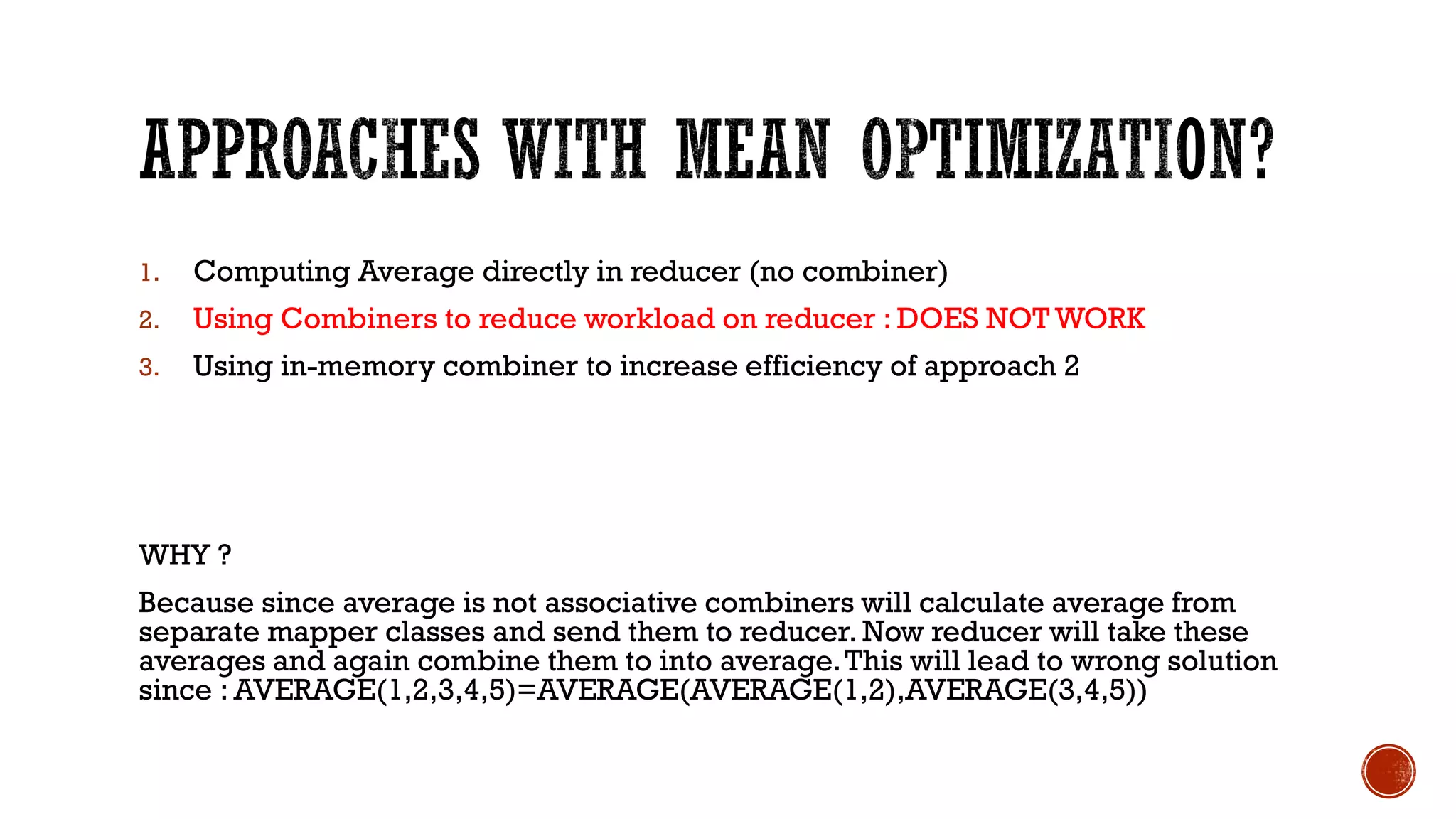 Design patterns in MapReduce | PDF