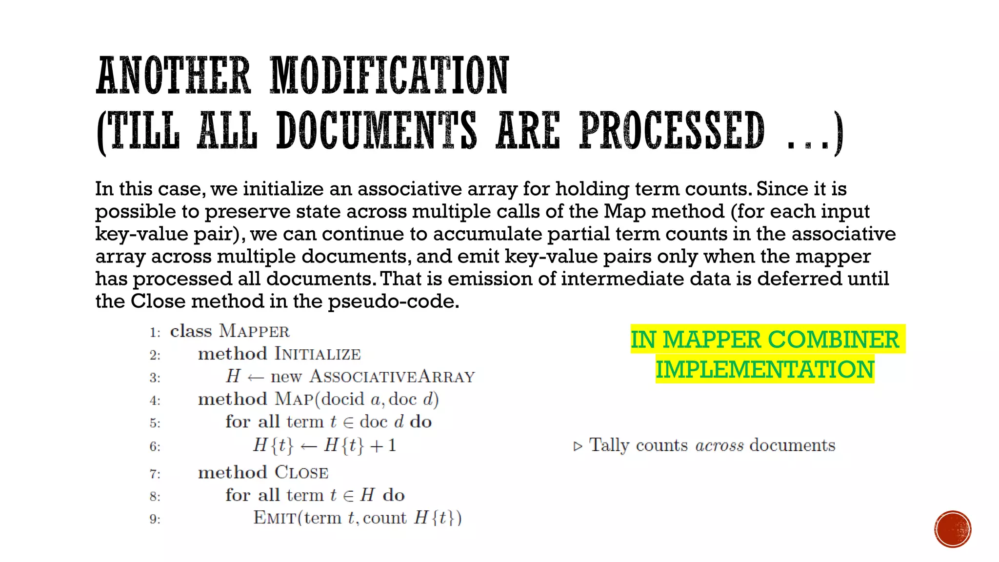 Design patterns in MapReduce | PDF