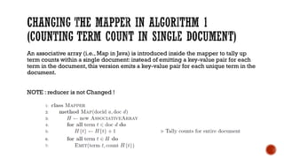 Design patterns in MapReduce | PDF