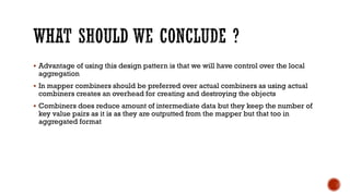 Design patterns in MapReduce | PDF
