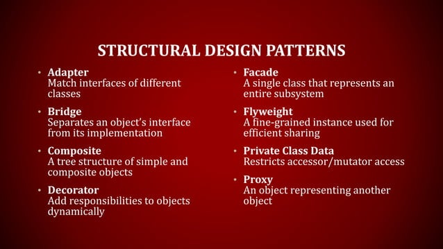 Design Patterns In Object Oriented Analysis And Design Pptx Programming Languages Computing