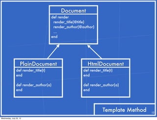 Design patterns in Ruby | PPT