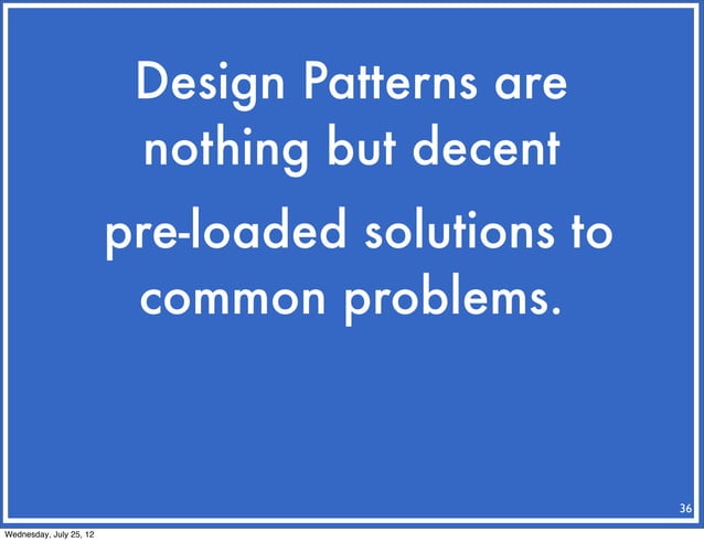 Design patterns in Ruby | PPT