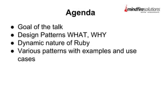 Design Patterns in Ruby | PPT
