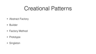 Design Patterns from 10K feet | PDF