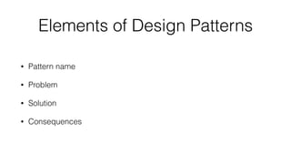 Design Patterns from 10K feet | PDF