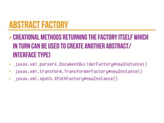 Design Patterns & JDK Examples | PPT