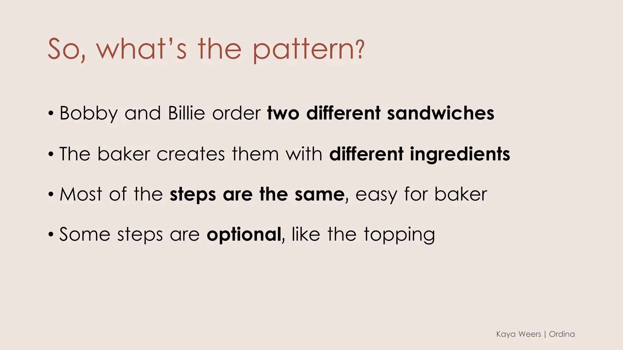 Design pattern talk by Kaya Weers - 2024 | PPT