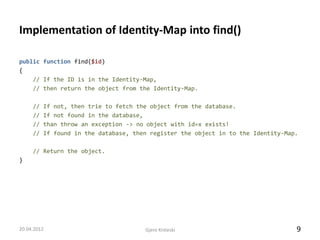 Proved PHP Design Patterns for Data Persistence | PPTX | Databases | Computer Software and ...