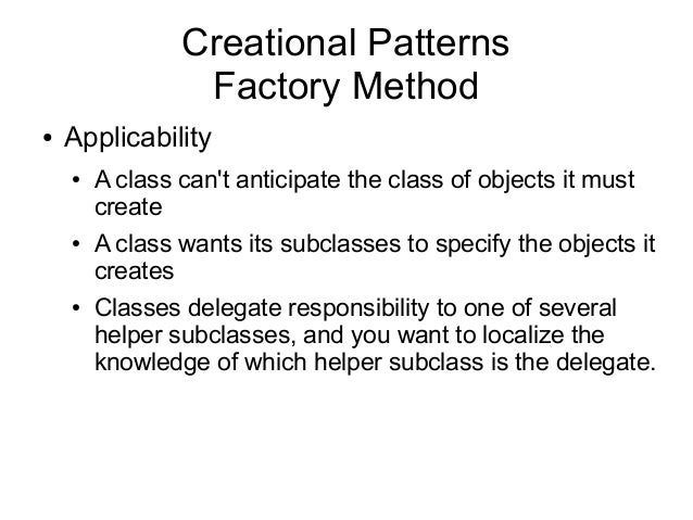 Design Patterns Part1