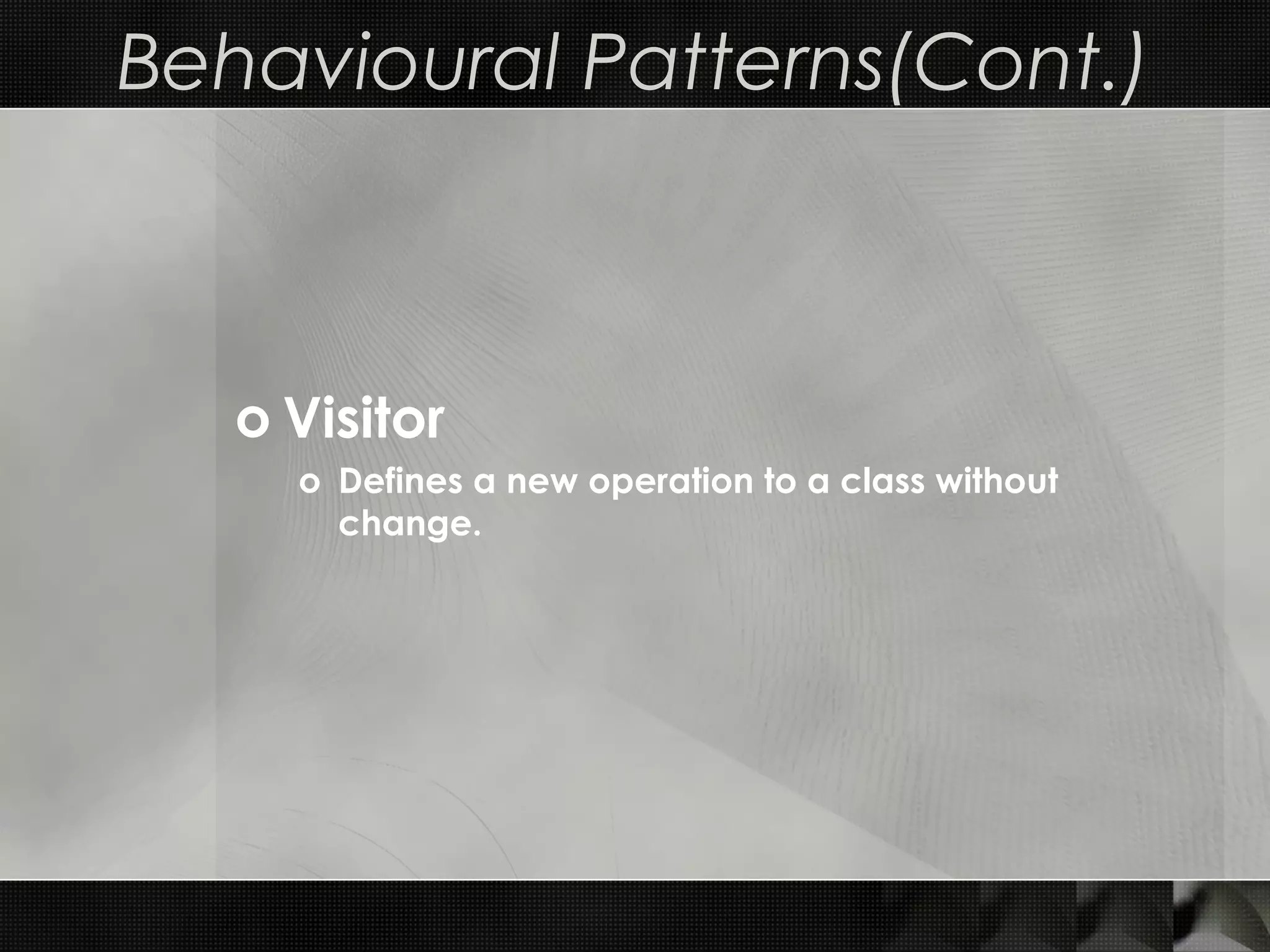 Design patterns ppt | PPT