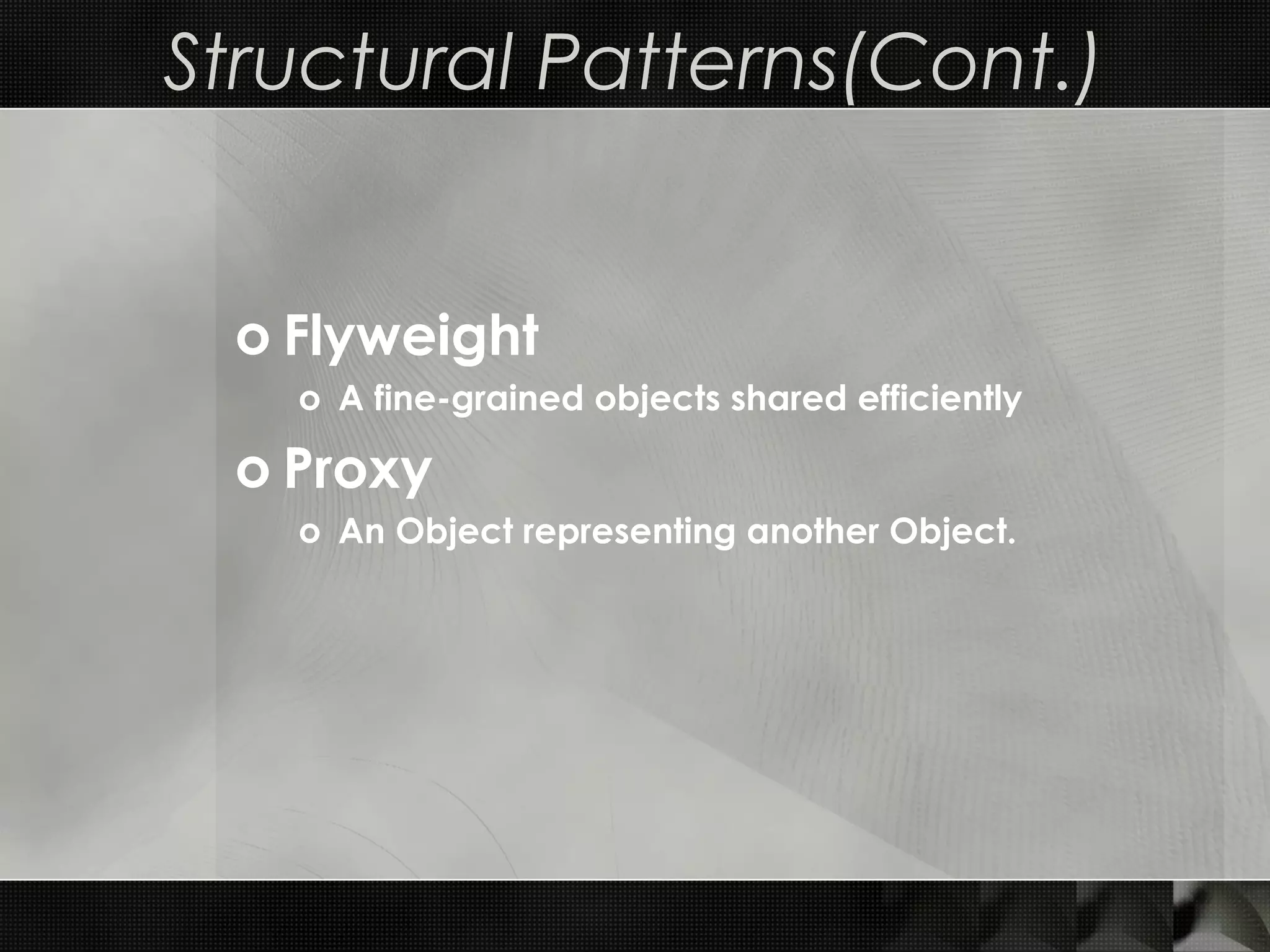 Design patterns ppt | PPT