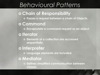 Design patterns ppt | PPT