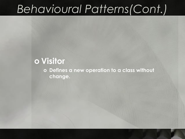 Design patterns ppt | PPT