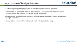 Design Patterns : Solution to Software Design Problems | PDF