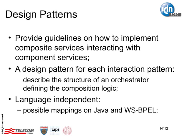 Design patterns - ICIN 2010 | PPT