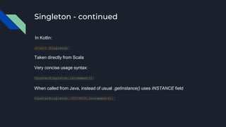 Design patterns with kotlin | PPT