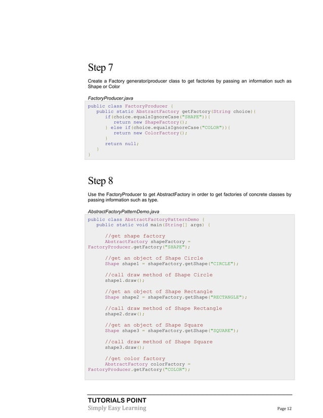 Design pattern tutorial | PDF