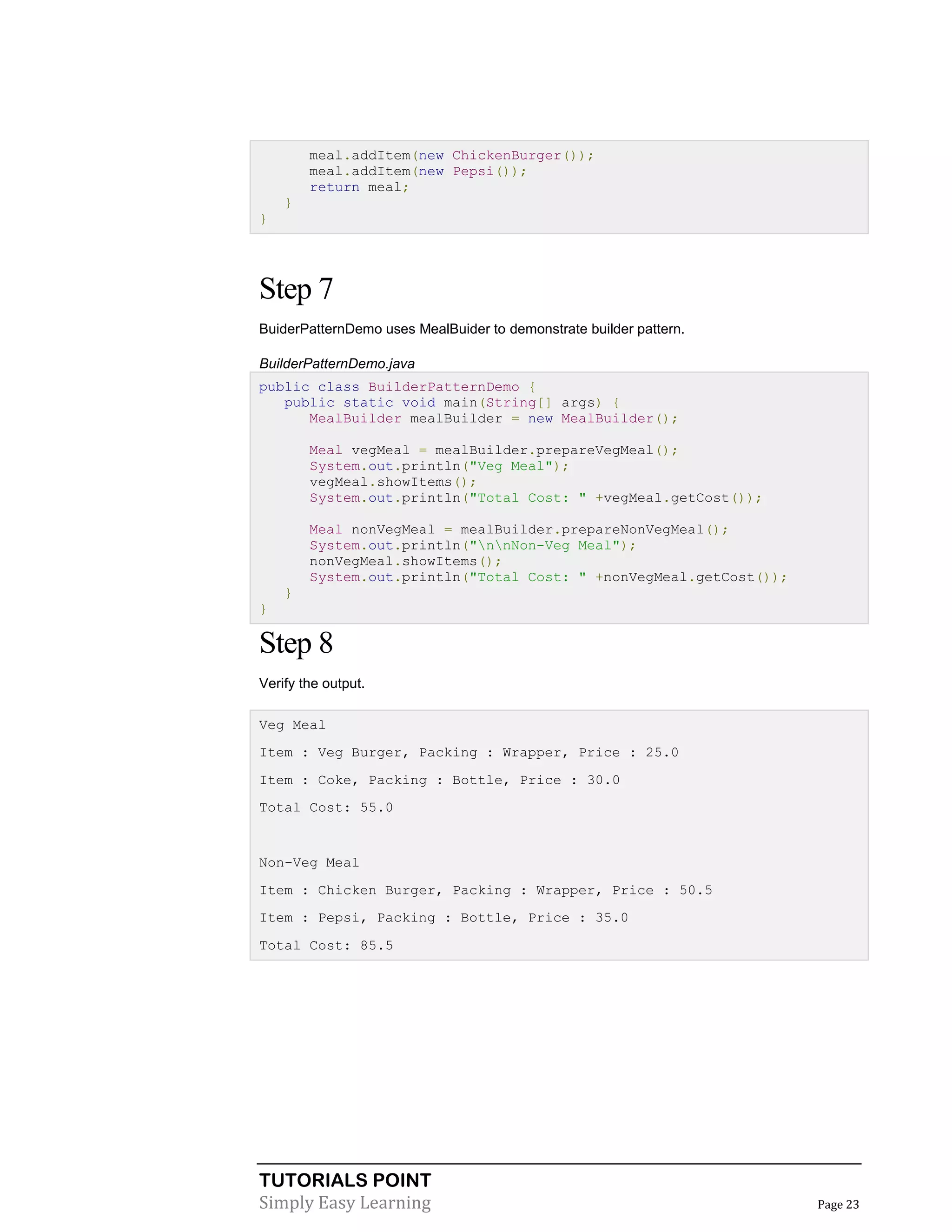 Design pattern tutorial | PDF
