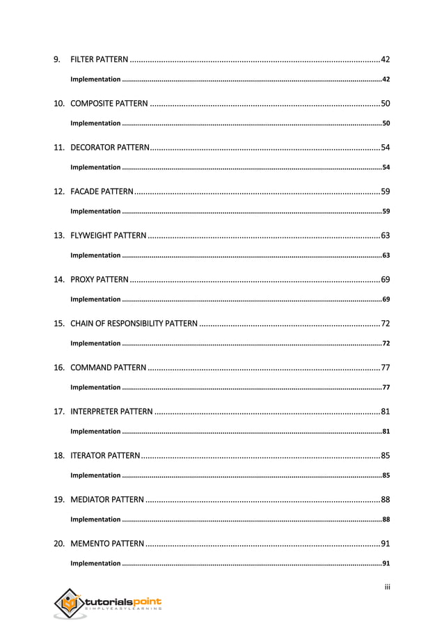 Design pattern tutorial | PDF