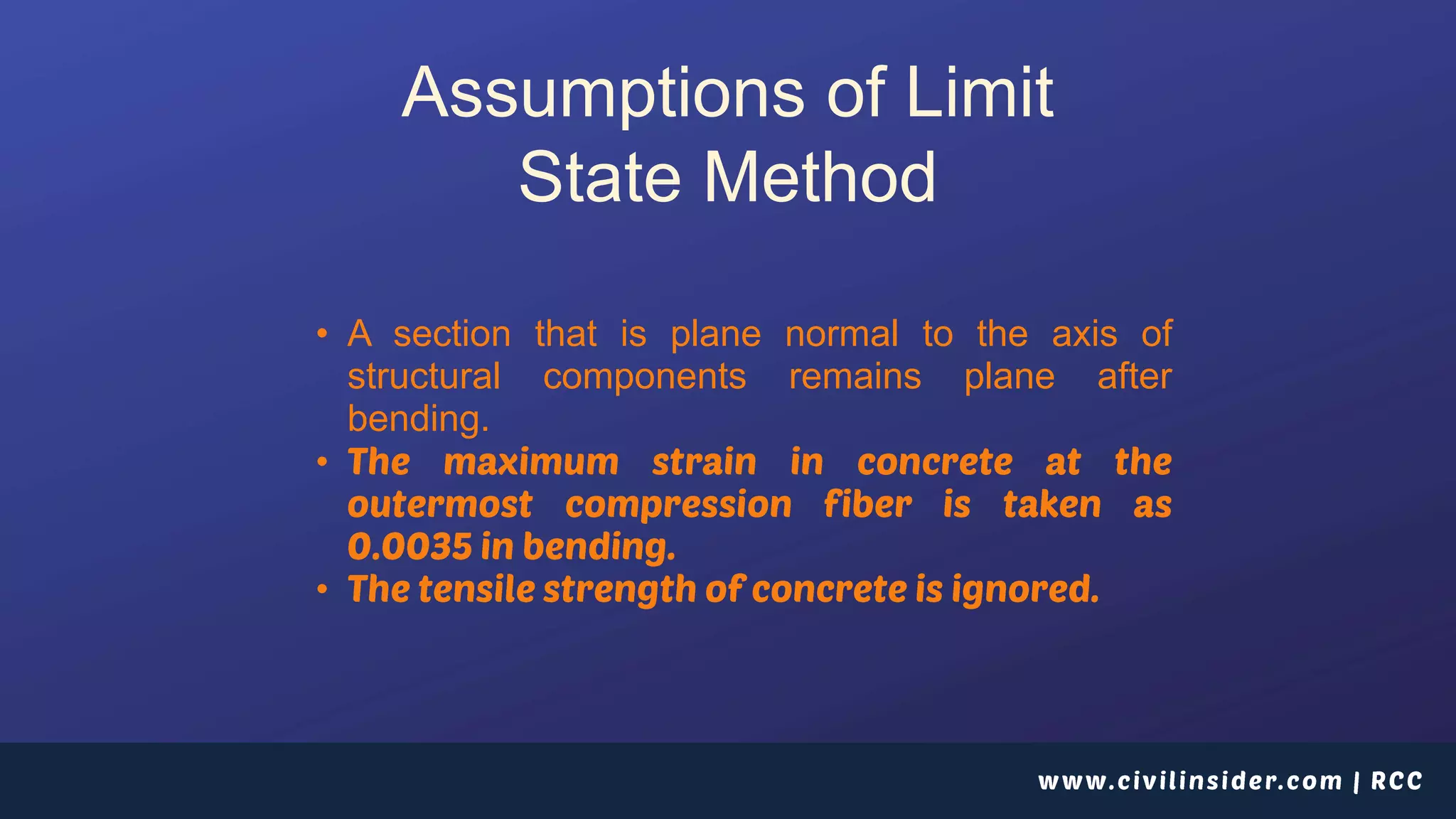 Limit state, working stress, ultimate load method - Detailed Concept | PPTX