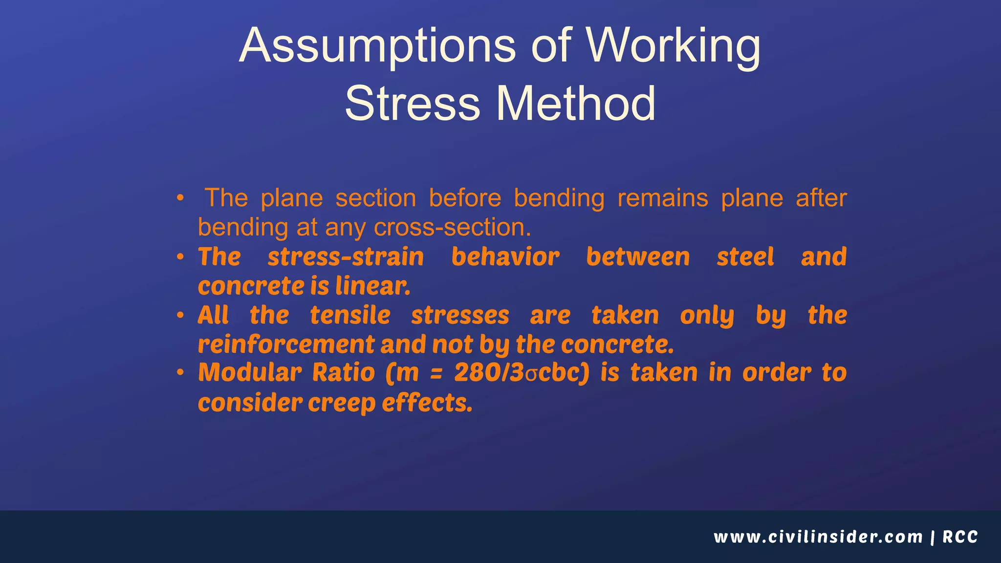 Limit state, working stress, ultimate load method - Detailed Concept | PPTX