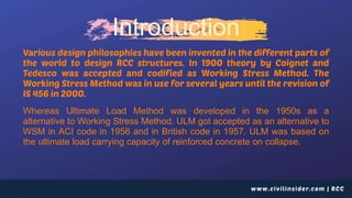 Limit state, working stress, ultimate load method - Detailed Concept | PPTX