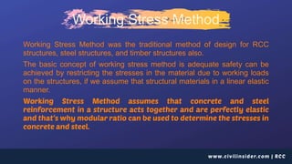 Limit state, working stress, ultimate load method - Detailed Concept | PPTX