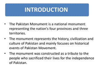 pakistan monument | PPTX