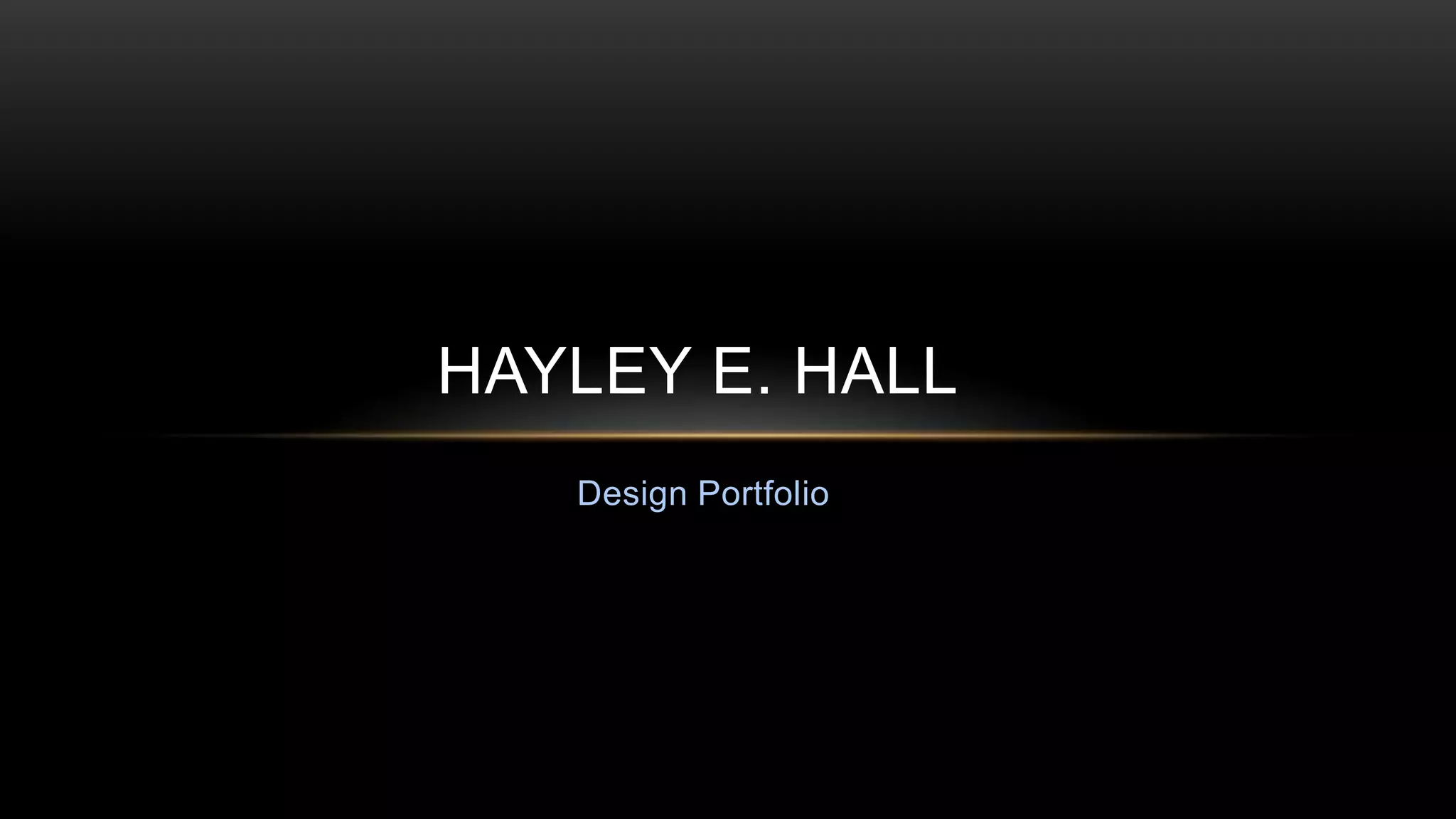 Hayley's Design Portfolio | PPT