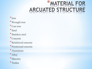 arcauated structure | PPTX