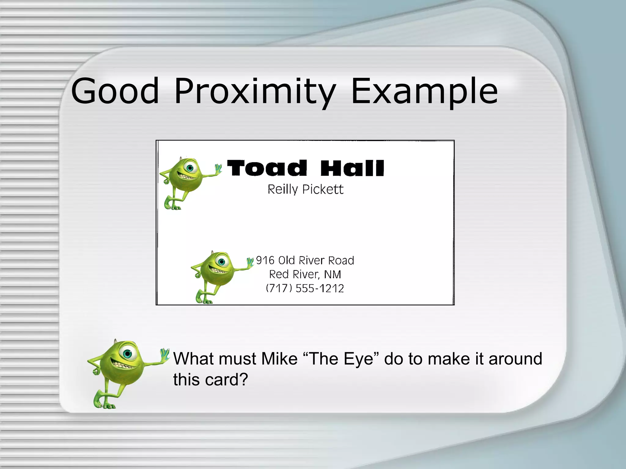 CARP Design Principles | PPT