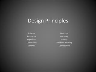 Design principles | PPT