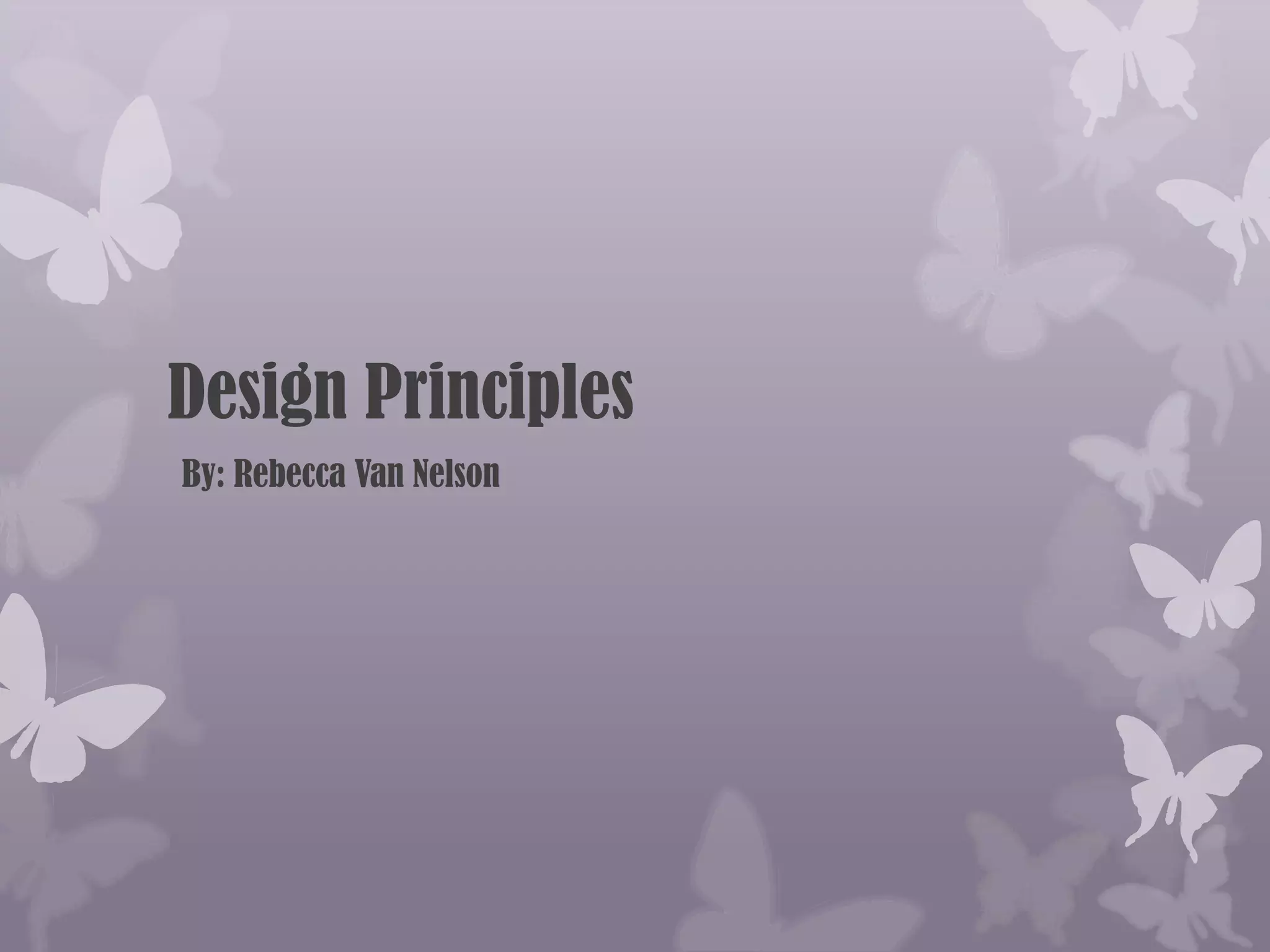 Design principles | PPT