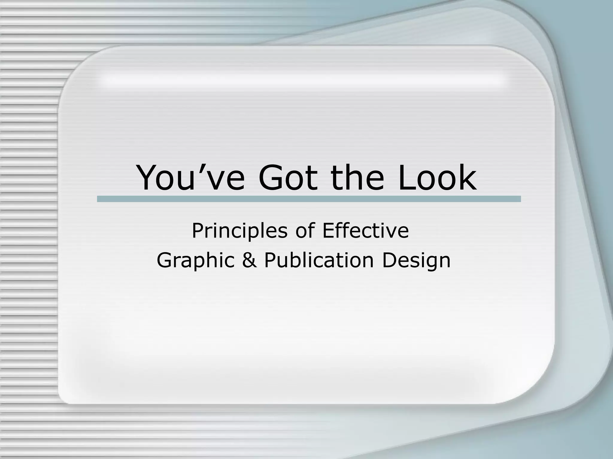 Design principles | PPT