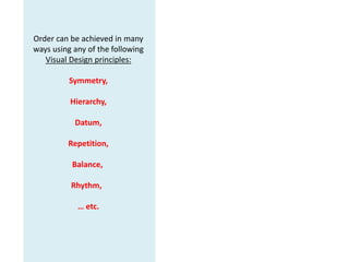 Design principles | PPTX | Design | Fine Art