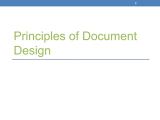 Design principles | PPT