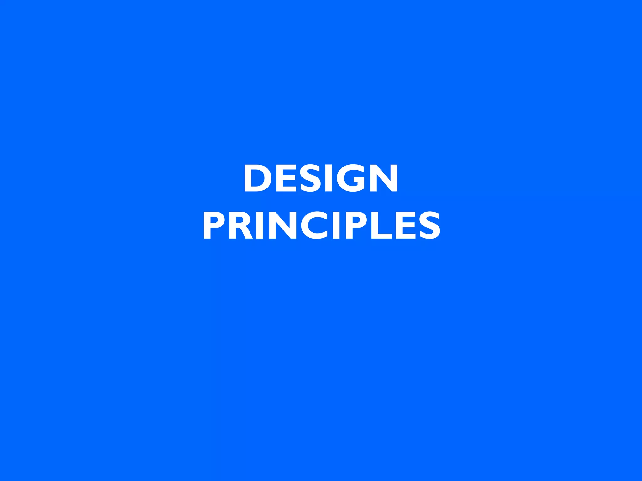 Design Principles | PDF